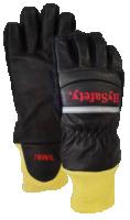China Firefighter Gloves NFPA 1970 Compliant with Treated Kangaroo Shell Konvenex Liner and Nomex Back Insert Knuckle Padding for sale