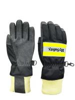 China EN659 Certified Structural Firefighting Gloves with Meta-Aramid Outer Shell and Waterproof Moisture Barrier for sale
