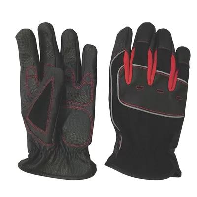 China Utility Mechanic Gloves with Anti-Slip PU Palm, EVA Padding, and FastFit Cuff for Maximum Grip and Comfort for sale