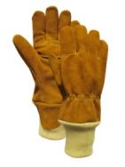 China Durable Firefighter Gloves with Heat Resistant Material and Enhanced Grip for Protection during Fire Rescue Operations for sale