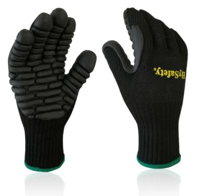 China Tunnel Rubber Chloroprene Anti-vibration gloves  with EN ISO10819 Certified for sale