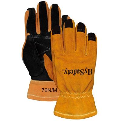 China Eversoft Cowskin Structural Firefighting Gloves Heat Resistance NFPA 1971 for sale