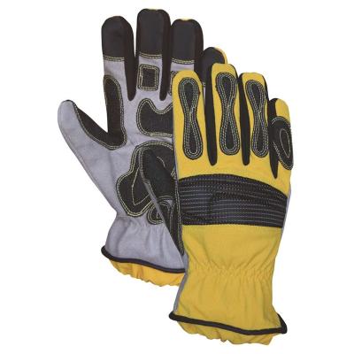 China High Abrasion Rubber Tek Reinforced Rescue Extrication Gloves Size 7 - 10 for sale