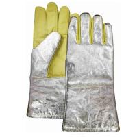 China 280g felt Dexterity Level 5 Heat Resistant Work Gloves Up To 500 Degrees for sale