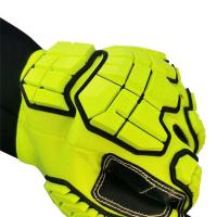 China Knitted Palm Rescue Extrication Gloves Puncture Resistance With TPR Impact for sale