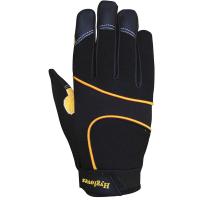 China Durable Leather Palm Mechanics Wear Gloves High Abrasion CE Certified for sale