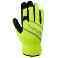 China Hysafety OEM Light Duty Mechanics Wear Gloves CE Hi Vis Work Gloves for sale