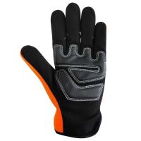China Tear Resistance Hi Vis Mechanic Gloves With Pu Anti Vibration Super Grip for sale