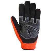 China Anti Vibration S to XL Hi Viz mechanic hand gloves , Super Grip Work Gloves for sale