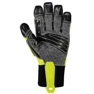 China 3X44EP Cala Tech Impact Resistant Gloves Oilfield Leather Rigger Gloves for sale