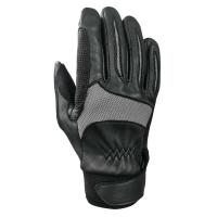 China Hysafety Black Goatskin Fast Rope Gloves Kangaroo Leather Padded for sale