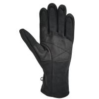 China S-2XL black Leather Snowboard Gloves / Two In One Gloves for sale
