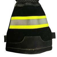 China Long Cuff EN388:2016 Firefighter Gloves With Reflective Tape for sale