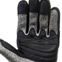 China ISO13997 Level F& ANSI CUT A9 Cut Resistant Welding Gloves Grey Color for sale