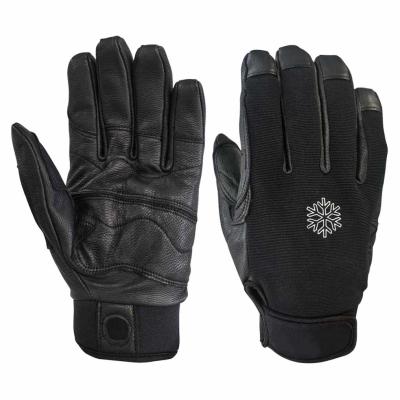 China Goat Skin Fast Rope Gloves Belay Rappel For Climbing Rescue for sale