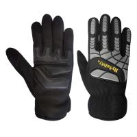 China TPR Knuckle Synthetic Leather Mechanics Wear Gloves OEM For Tool Handling for sale