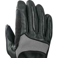 China Hysafety Black Goatskin Rappel Gloves Tactical Rope Rescue Gloves for sale