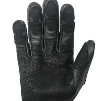 China Hysafety Black Goatskin Rappel Gloves Tactical Rope Rescue Gloves for sale