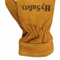 China NPFA1977 Dexterity  Gauntlet Firefighter Gloves , Leather Wildland Fire Gloves for sale