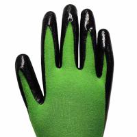 China Nitrile Supergrip Tight Fitting ladies Gardening Work Gloves Size 9 Size 10 for sale