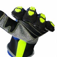 China Impact Protection A8 Cut Resistant Gloves / Fire Extrication Gloves EN388 2016 4544FP for sale