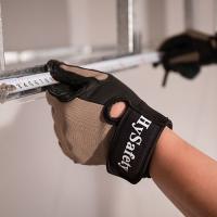 China Goatskin Spandex Tactical Rappelling Gloves for sale