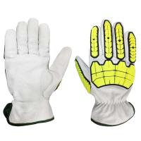 China ANSI Cut Resistant Work Gloves High Dexterity Goatskin Leather Gloves for sale