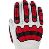 China A5 Goatskin Shell Cut Resistant Work Gloves Full Anti Cut Liner With Impact Protection for sale
