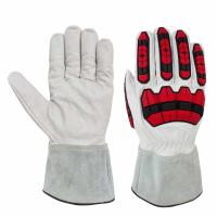 China 360 Degree Goatskin Shell Cut Resistant Work Gloves With Impact Protection for sale