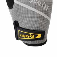 China Custom Size 7-Size 12 Mechanics Wear Gloves Synthetic Leather Palm for sale