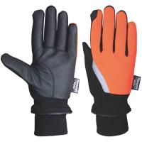 China Winter PU Warm Mechanics Wear Gloves With Thinsulate Lining for sale