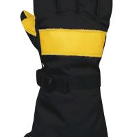 China Outdoors Five fingers Leather Ski Gloves Deerskin Ski Gloves Hysafety brand for sale