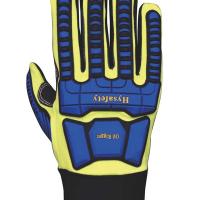 China ISO CUT Level E 4344EP Oilfield Impact Gloves Impact Proof Gloves for sale