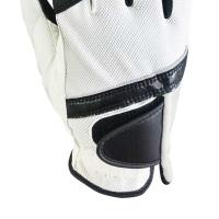 China PU Palm Velcro Cuff Firm Fitting Equestrian Gloves For Ladies for sale