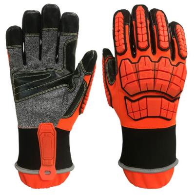 China 3X44EP Waterproof Rescue Extrication Gloves Size 8 / 9 / 10 Super Dexterity 5 for sale