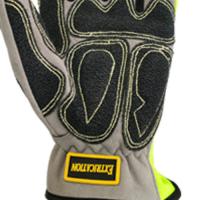 China High Visible Glass Fiber Rescue Extrication Gloves Elasticized Turtleneck Cuff for sale