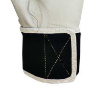 China Hysafety A1 2019 Anti Vibration Work Gloves Reversed Cowgrain Leather Back for sale