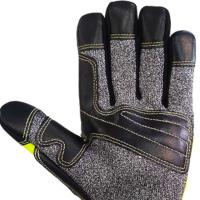 China 3X44EP  EN388 2016 Standard Rescue Extrication Gloves Puncture Resistance for sale