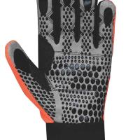 China Hi Vis Orange Oilfield Impact Resistant Gloves EN ISO13594 Level 2 for sale