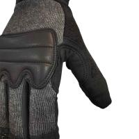 China Police Needle Resistant Search Gloves EN388 Screen Touch Velcro Closure for sale