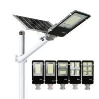 China 6500K 100 Watt IP65 Solar Powered LED Street Lights Integrated Pathway Lamp for sale