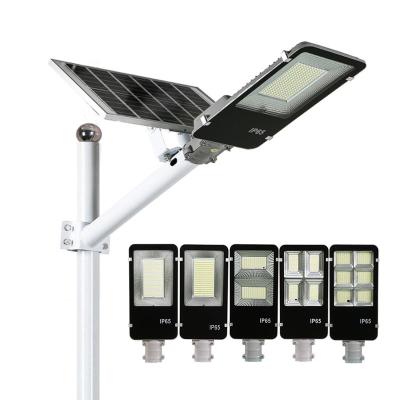 China 6500K 100 Watt IP65 Solar Powered LED Street Lights Integrated Pathway Lamp for sale