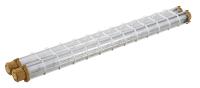 China 1.3M ATEX Two Toughened Glass Tube Ceiling Explosion Proof LED Light 20w 40w for sale