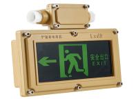 China Stainless Steel Exit Sign With Emergency Lights Anti Corrosive Hanging Type for sale