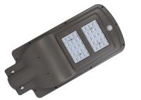 China 100lm / W Lithium 12AH Battery 40W All In One Solar Street Light Solar Polysilicon Panel for sale