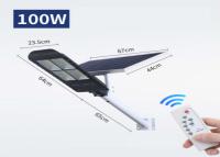 China Customized Solar Powered LED Street Lights 200w With Solar Panel for sale