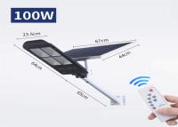 China 100w 150w 180w 300w Solar Powered LED Street Lights With Aluminum Housing for sale