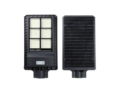China Aluminum 60w 120w 180w 6500K Integrated Solar LED Street Light With Pole for sale