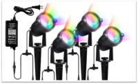 China Ultraviolet Germicidal Outdoor RGB LED Light Solar Spotlight CRI 80 48w 7000K for sale