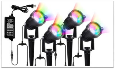 China Ultraviolet Germicidal Outdoor RGB LED Light Solar Spotlight CRI 80 48w 7000K for sale